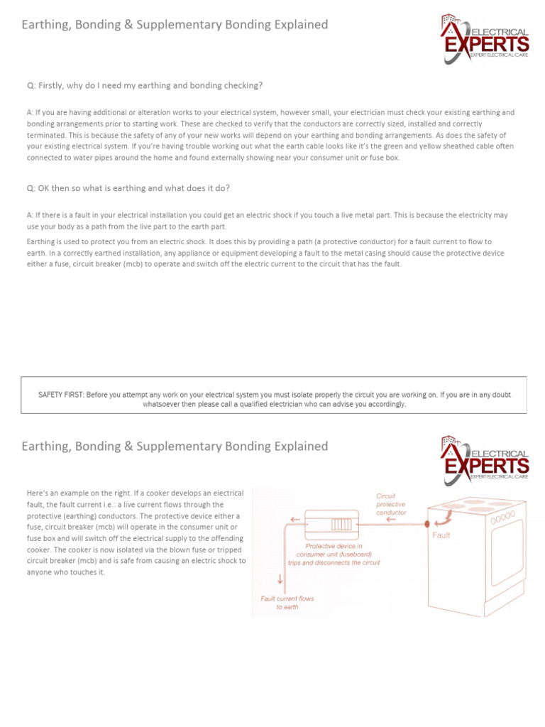 EEX 2019 Earthing & Bonding PDF | PDF | Electrical Engineering | Electricity