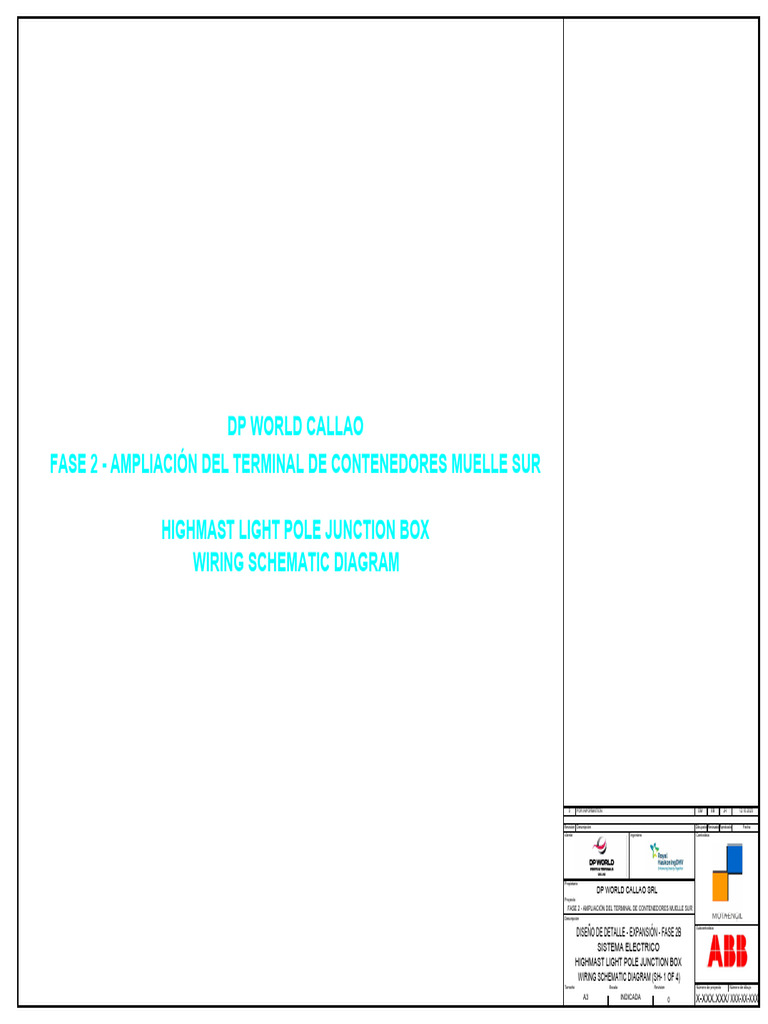 Highmast Light Pole Junction Box Wiring Schematic Diagram (002) (1) (1 ...