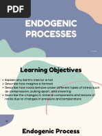 Earth and Life Science: Lesson 4 Exogenic and Endogenic Process | PDF ...