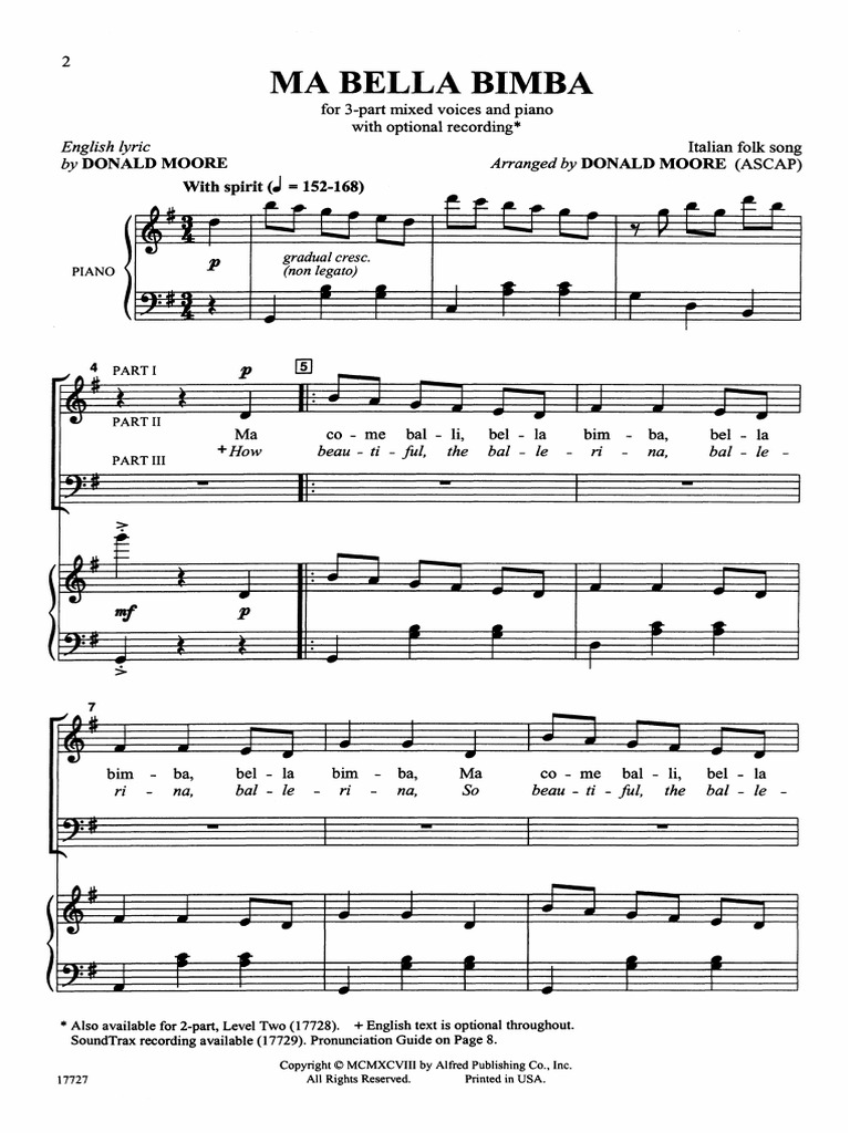 Ma Bella Bimba | PDF