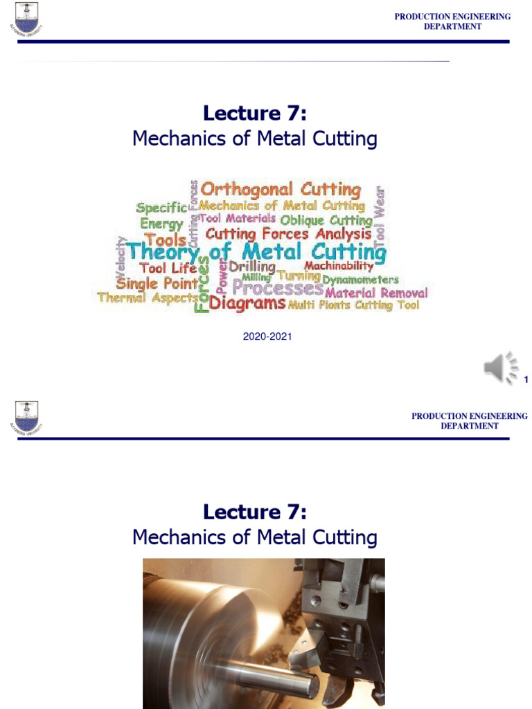 Mechanics of Metal Cutting Explained | PDF | Force | Physics
