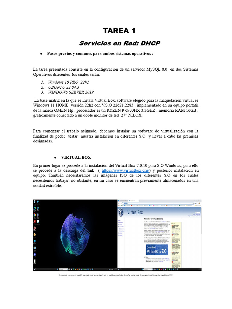 Tarea Sri | PDF | Dirección IP | Windows 10