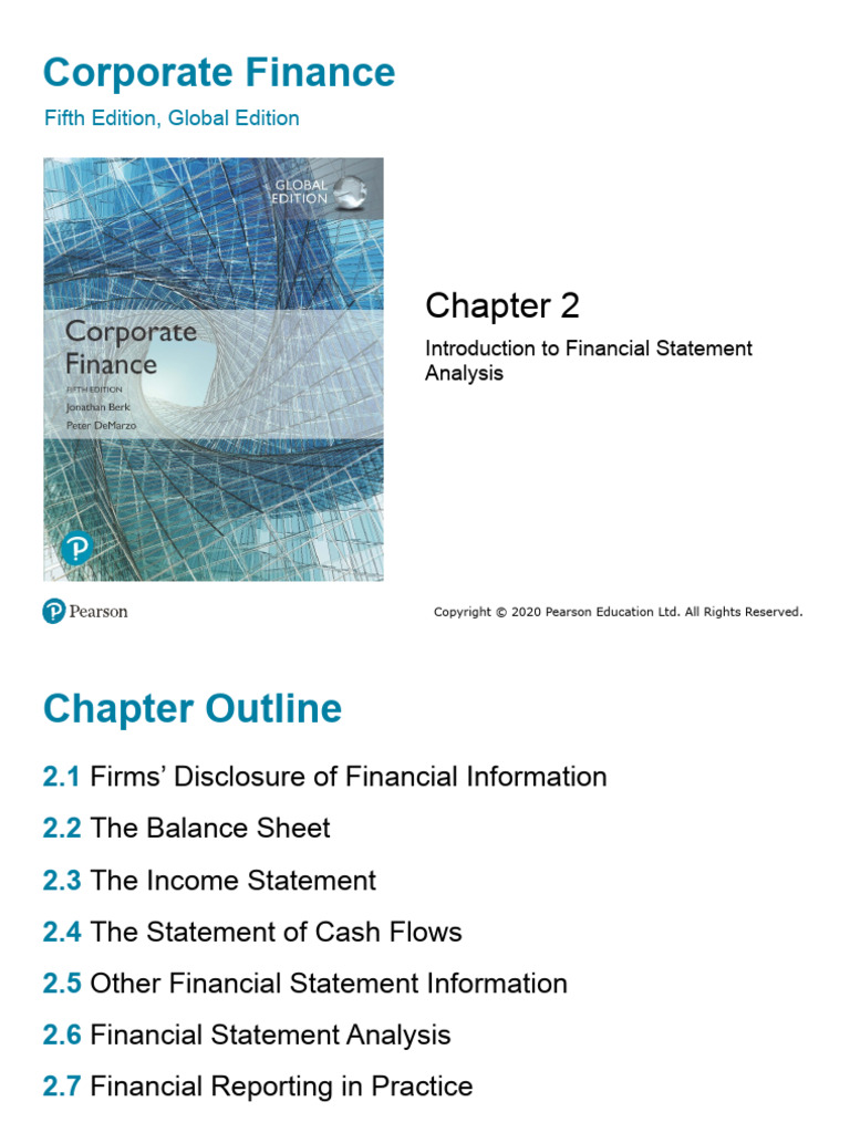 CH2 ... Introduction To Financial Statement Analysis | PDF | Book Value | Balance Sheet