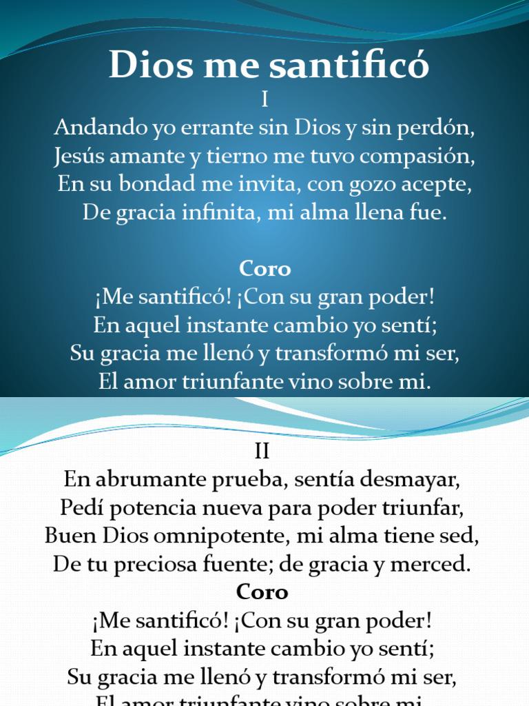 #197 Dios Me Santificó | PDF | Religión y espiritualidad