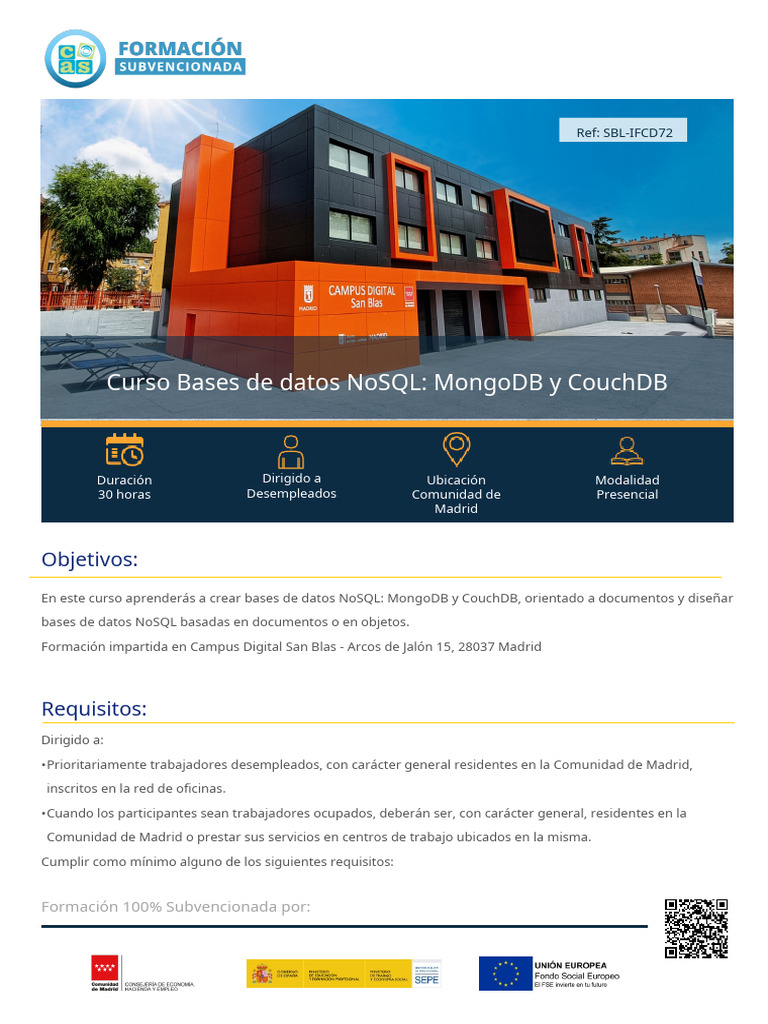 Curso Bases De Datos Nosql Mongodb Y Couchdb Sbl Ifcd72 Pdf Mongo