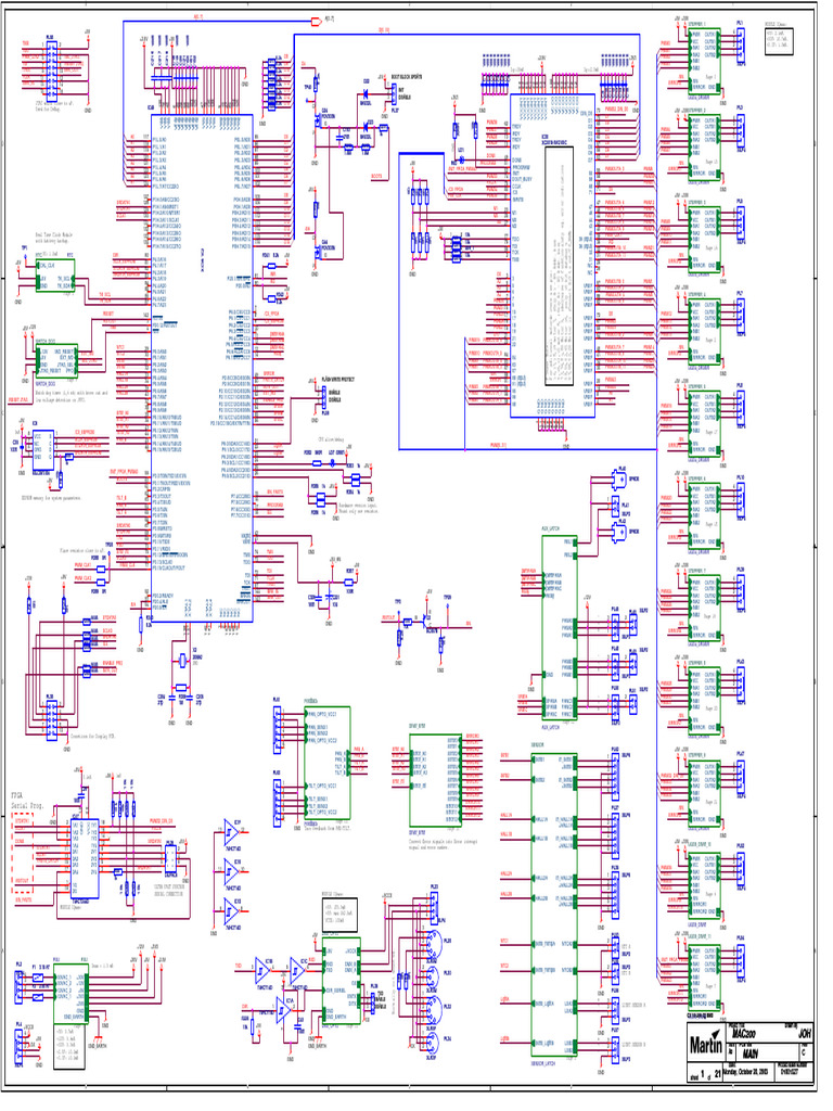 Martin MAC 250 Entour Schematic Guide | PDF