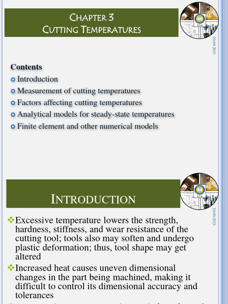 Chapter 3 Adv Mach | PDF | Thermocouple | Friction