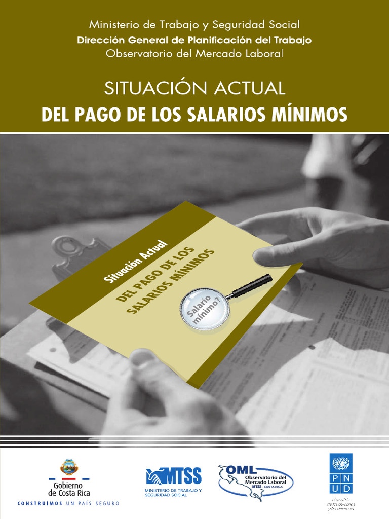 Situacion Actual Del Pago Los Salarios Minimos en Costa Rica ...