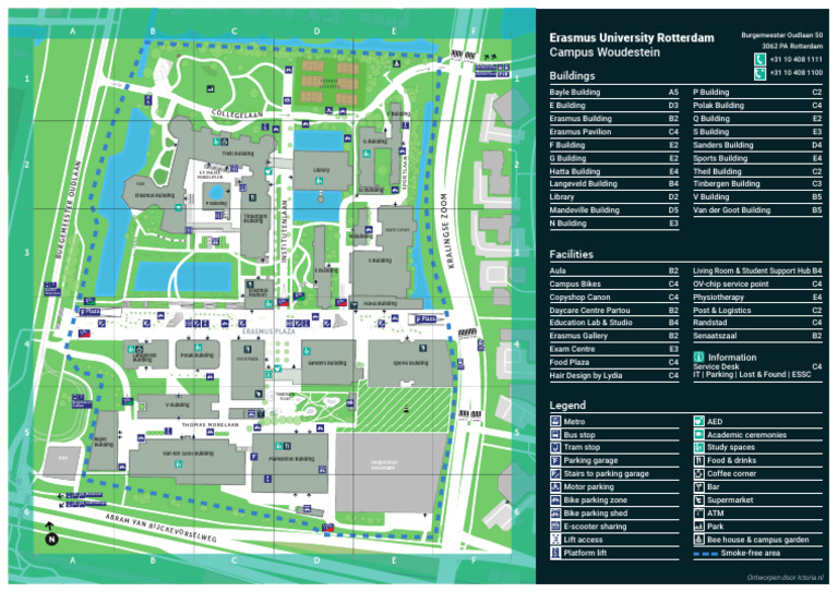 Erasmus University Campus Map | PDF | Chess Openings | Chess Theory