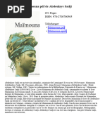 Résumé du roman Maïmouna d'Abdoulaye Sadji | PDF