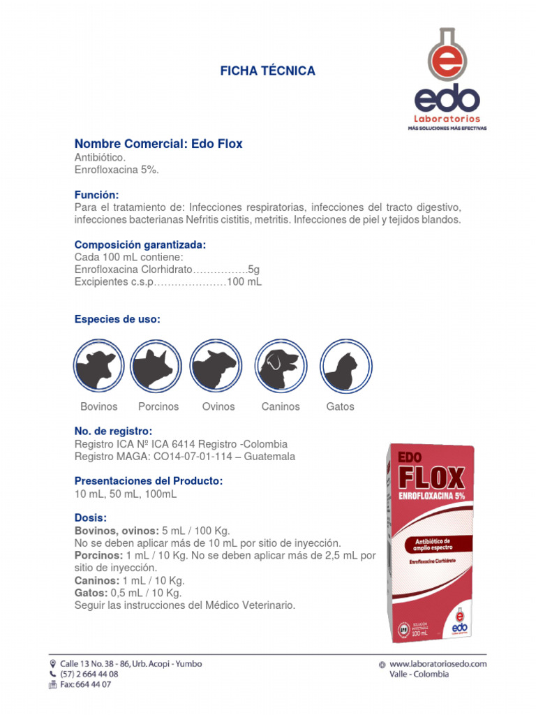 Ficha Tecnica Edo Flox | PDF