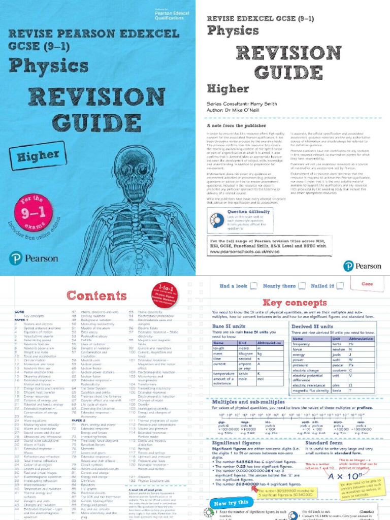 Revision Guide Separate Physics Edexcel GCSE | PDF