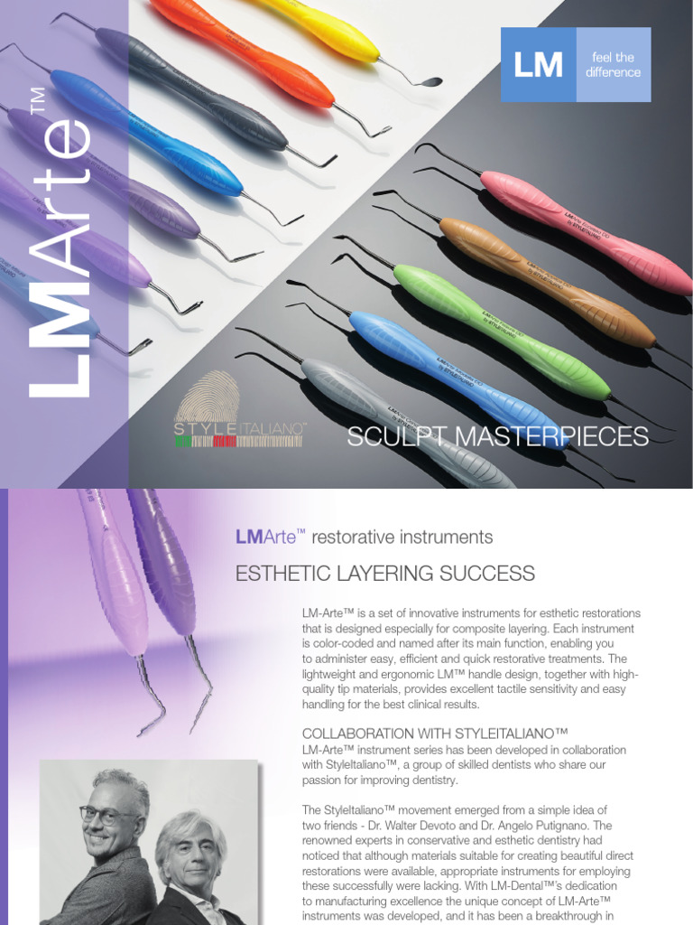 LM Arte Brochure en | PDF | Dentistry | Tooth Enamel