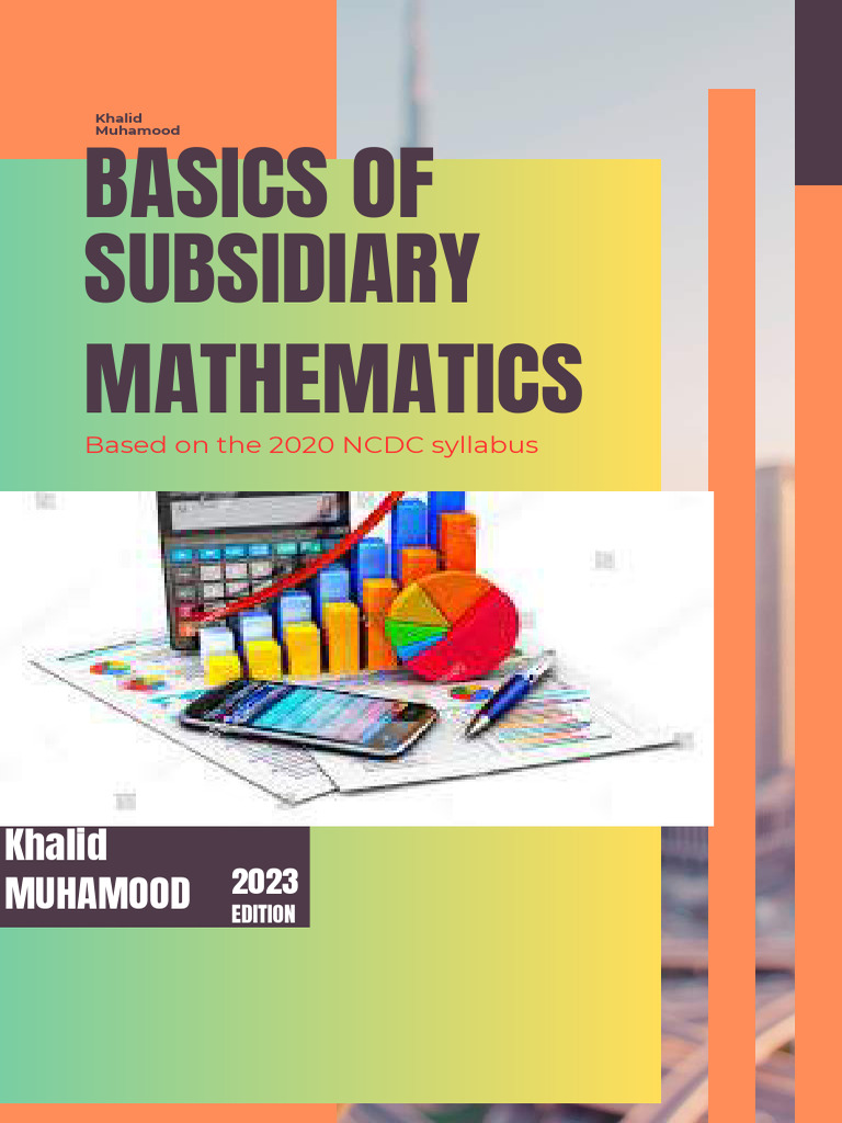 Basics of Sub-Math by Khalid M | PDF | Matrix (Mathematics) | Determinant