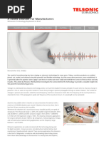 Schunk Ultrasonic Welding Systems Minic-III: Sonosystems ® | PDF