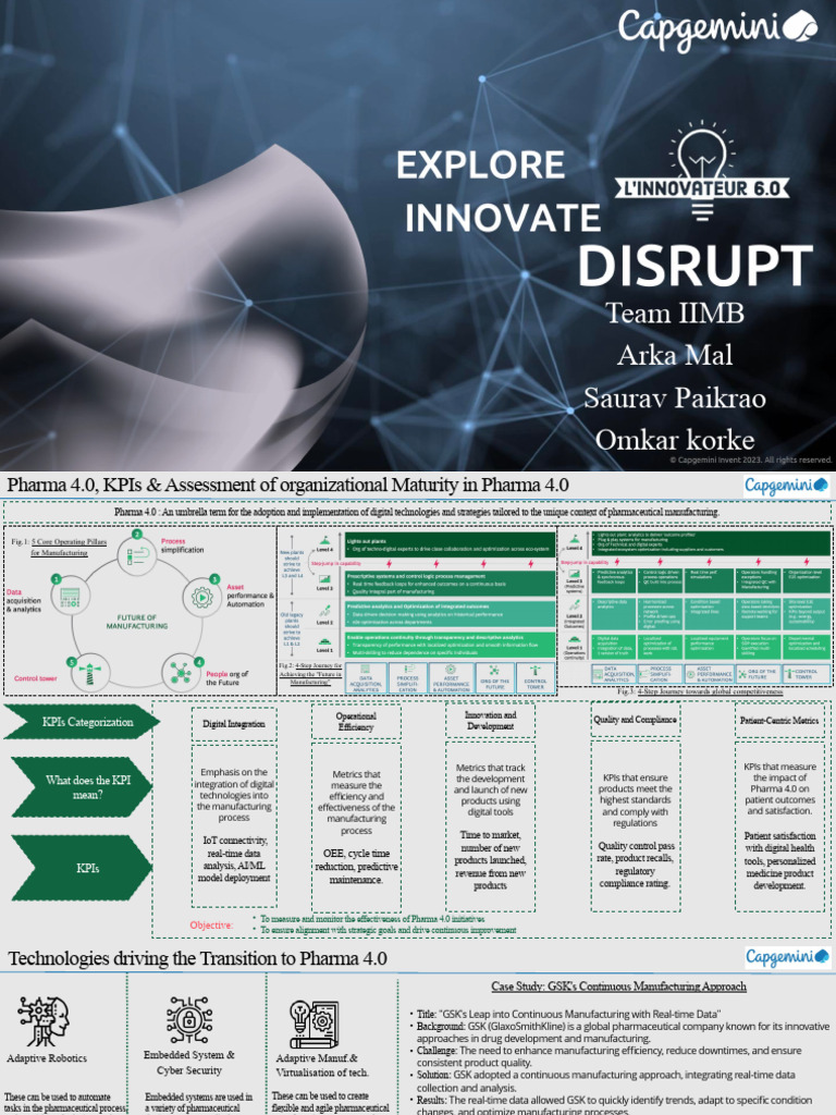 IIMB Pharma4.0 TeamIIMB | PDF | Performance Indicator | Analytics