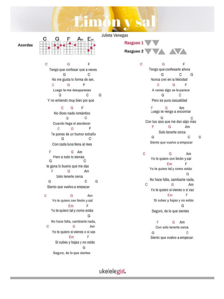 Canciones de Amor: "Limón y Sal" y "Lava" | PDF | Poesía | Clásicos