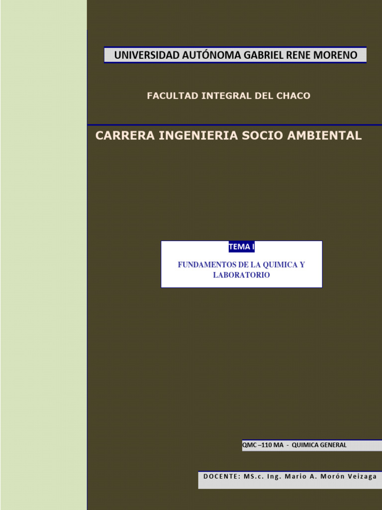 Manual De Quimica Y Laboratorio Pdf Laboratorios Solvente