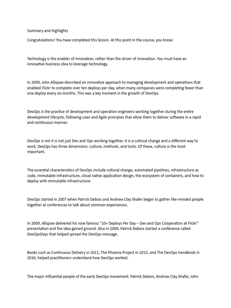 Devops Overview | PDF | Computing | Systems Engineering