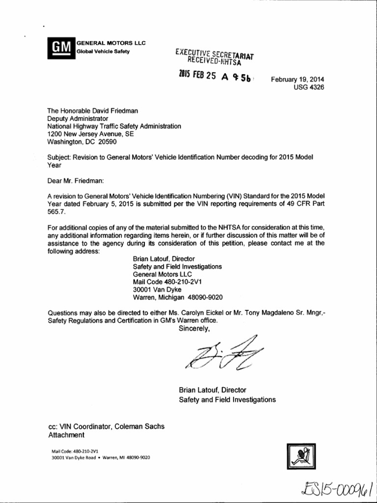 General Motors Vin Manufacturing | PDF