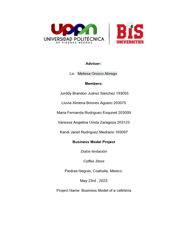 BMC Canvas | PDF | Chocolate | Milk