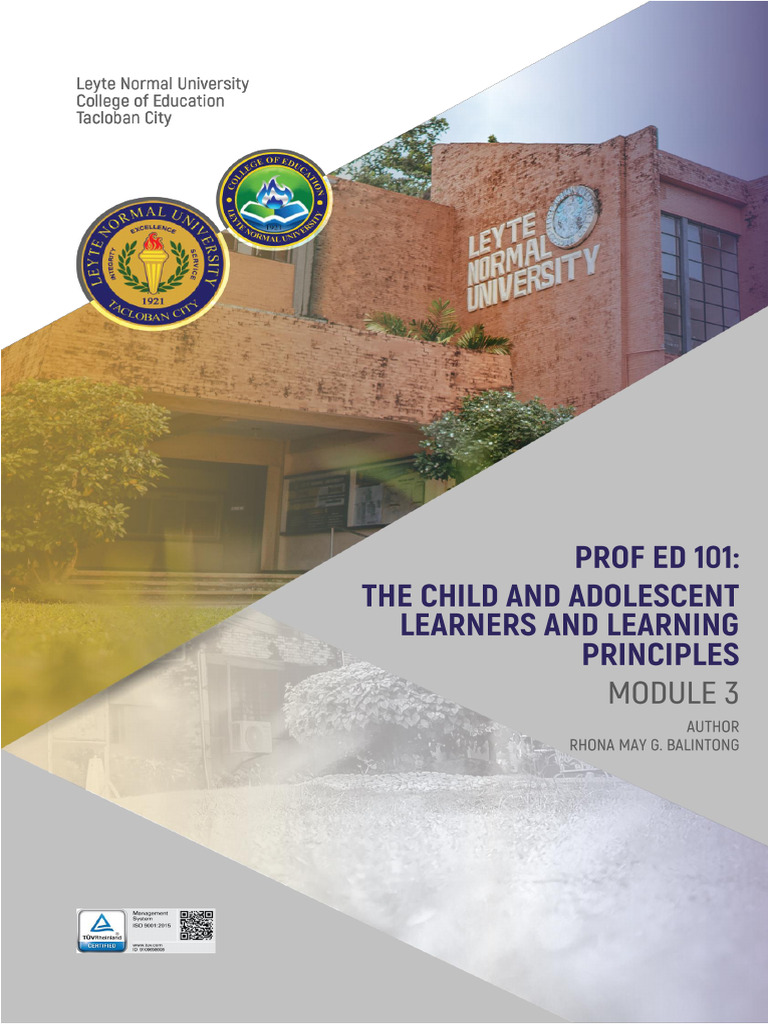 Prof Ed 101 Module 3 | PDF | Cognition