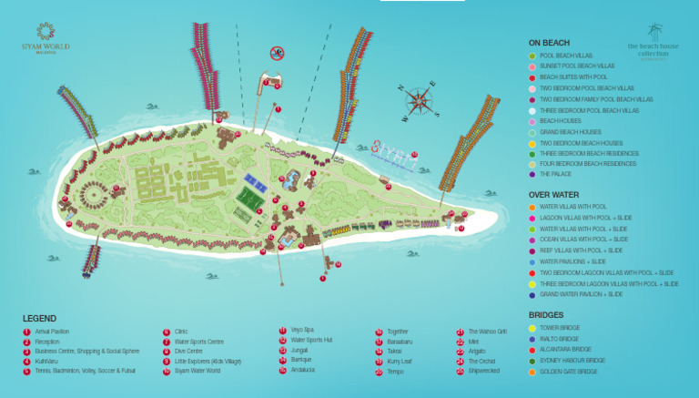 Siyam World - Island Map | PDF | Oceanography | Coastal And Oceanic Landforms