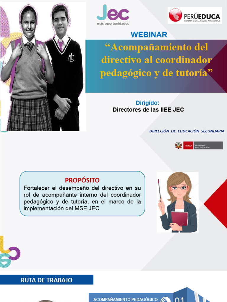 2do Webinar - JEC - 23.02.2022 - 1 | PDF | Maestros | Enseñando