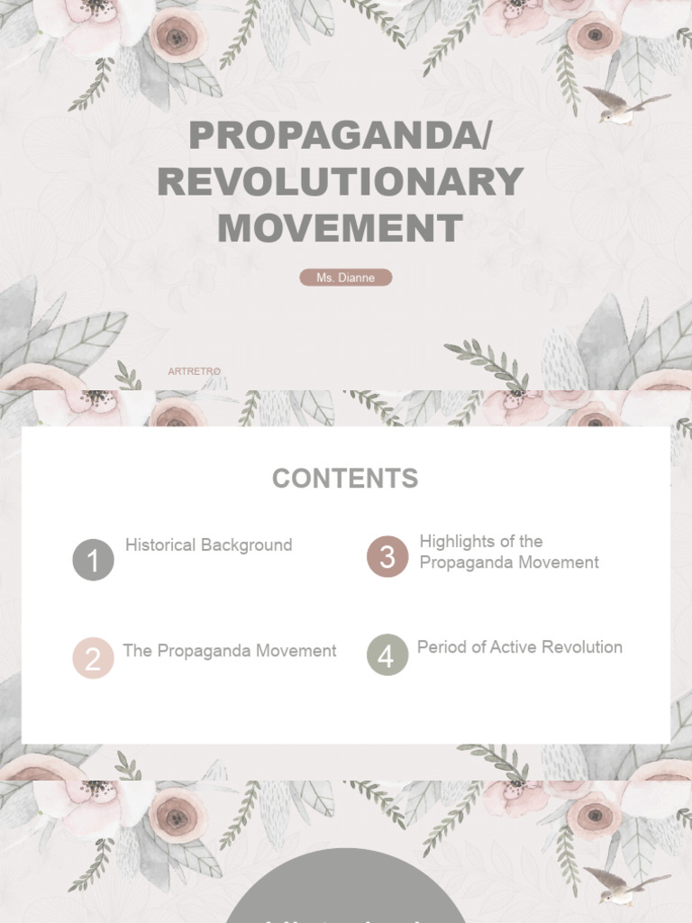 Propaganda and Revolutionary Movement | PDF | Philippines
