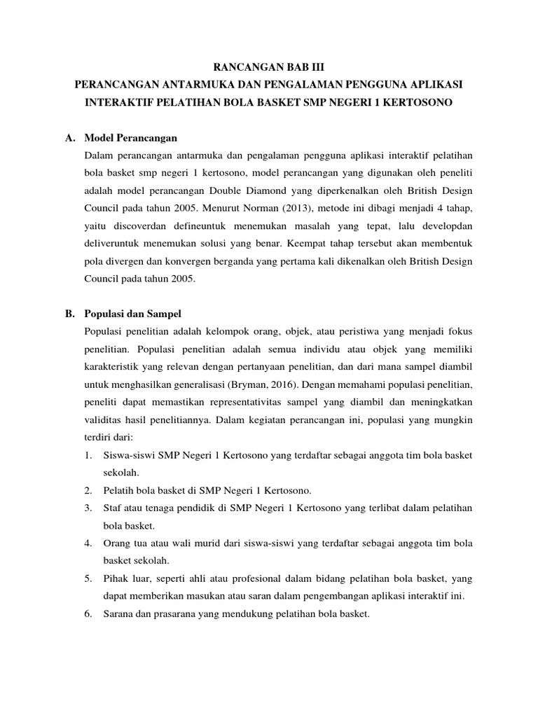 Model Perancangan | PDF | Karier & Perkembangan