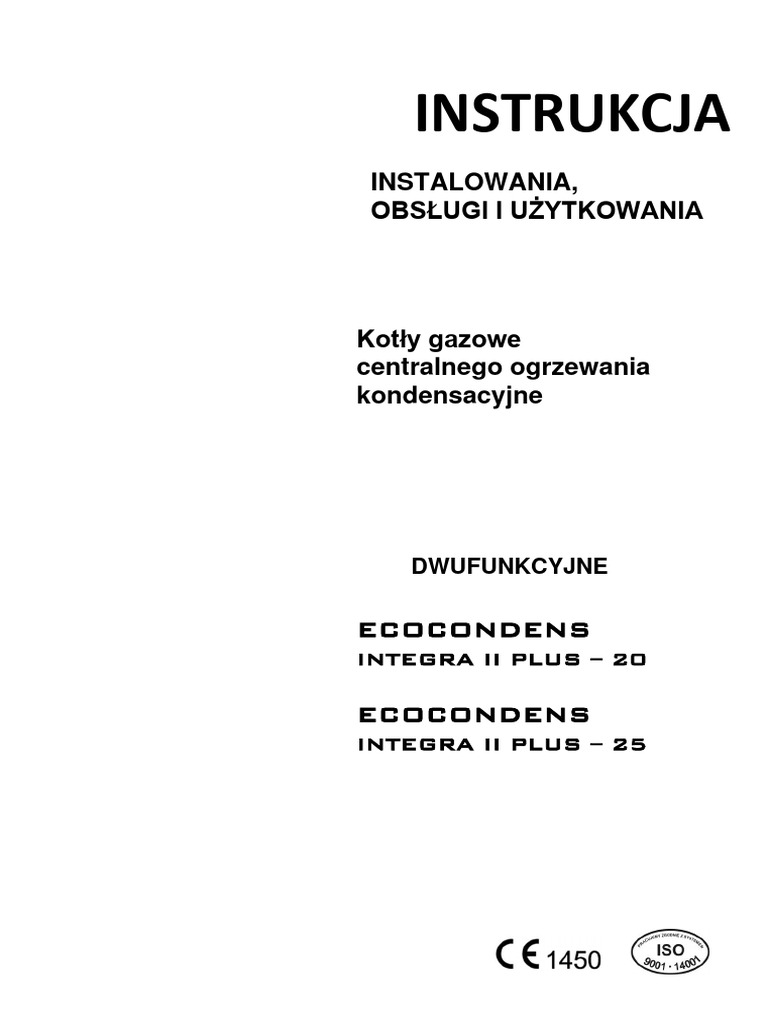 ISU-EcoCondens Integra II Plus | PDF