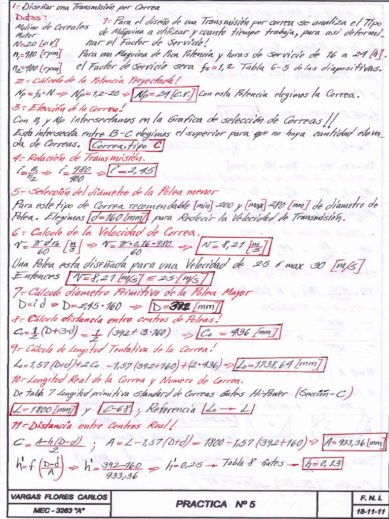 Prac 5 MEC 3263 Docente | PDF
