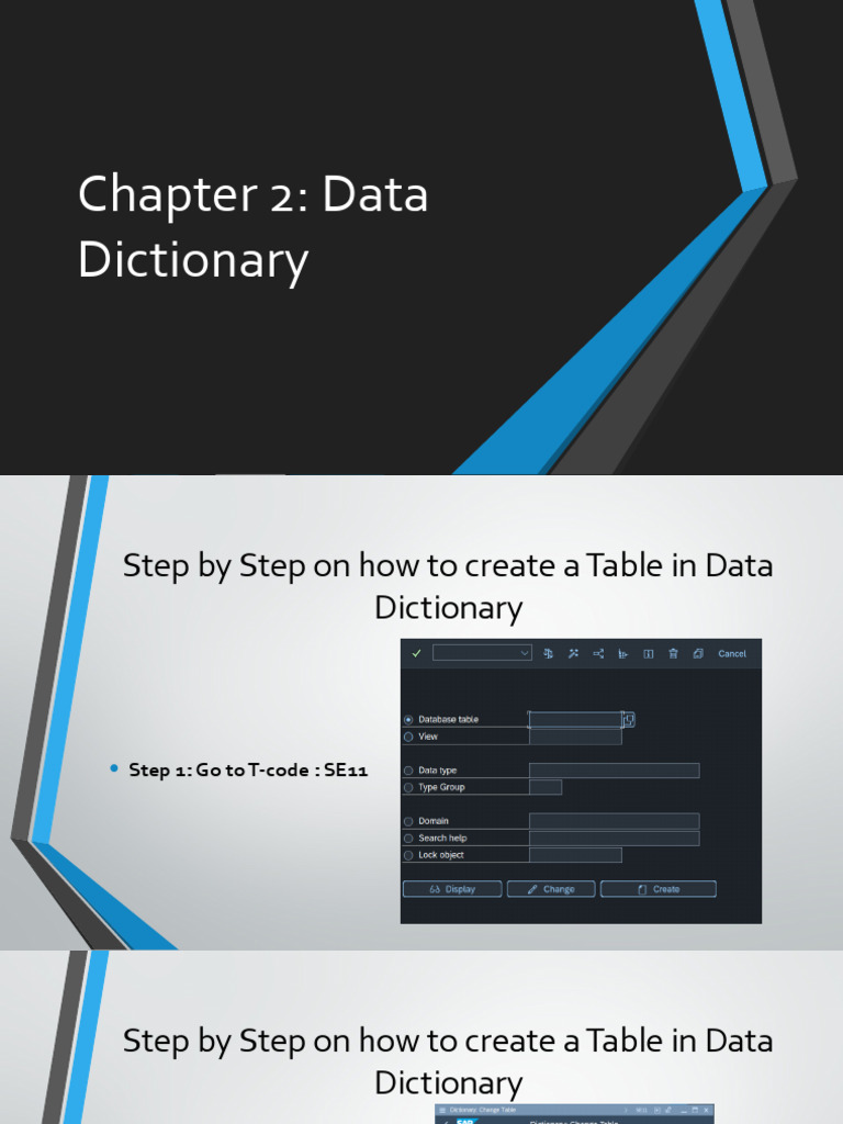 Chapter 2 Data Dictionary | PDF