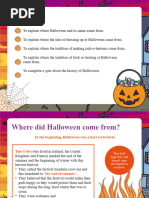 The History of Halloween Reading Comprehension | PDF | Halloween ...