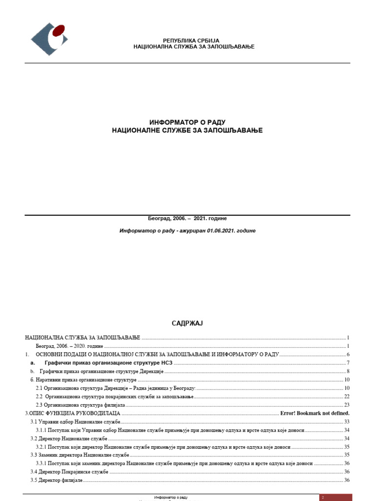 Informator o Radu NSZ - 2021-01.06.2021. | PDF