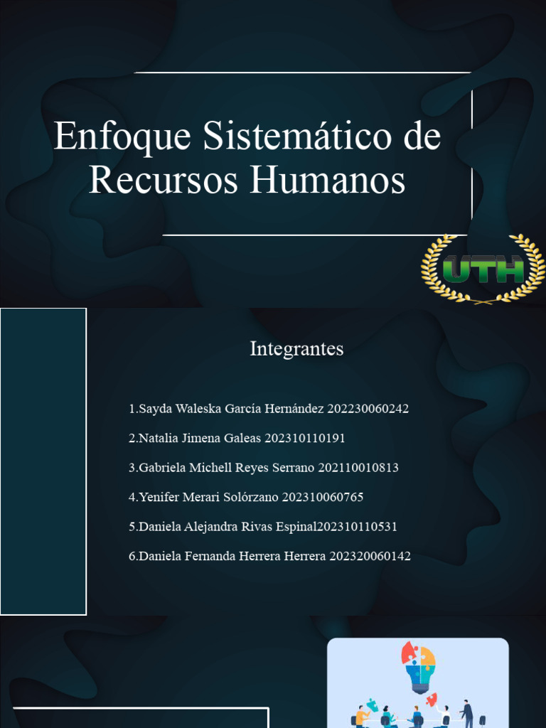 Grupo 1-Tema-Enfoque Sistematico de Recursos Humanos | PDF | Gestión de recursos humanos | Business