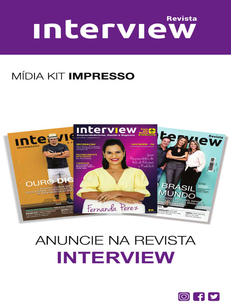 Mídia Kit 2020 - Revista Impressa | PDF | Empreendedorismo | Economia ...