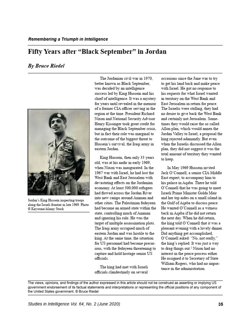 Black September Jordan | PDF