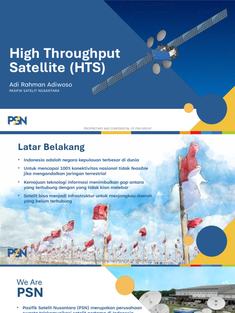 High Throughput Satellite Telkom Uni - PSN | PDF