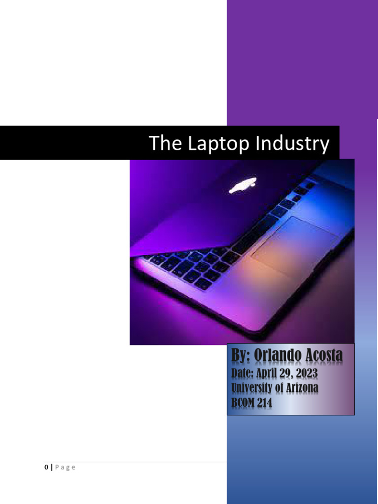 Laptop Industry Final Report | PDF | Laptop | Dell