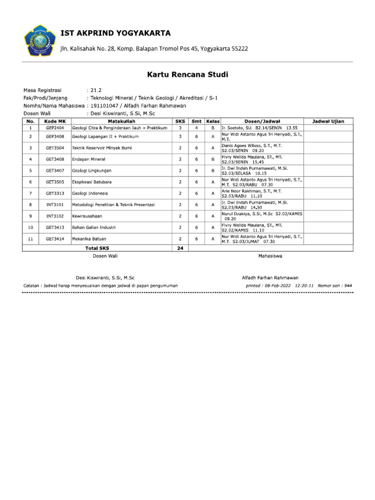 KRS Semester 6 Ku | PDF