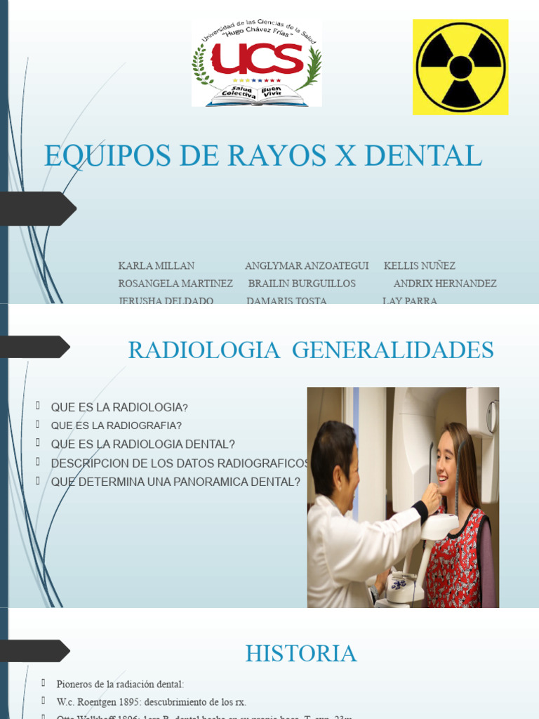 Equipos de Rayos X Dental-1 | PDF | Radiología | Rayo X