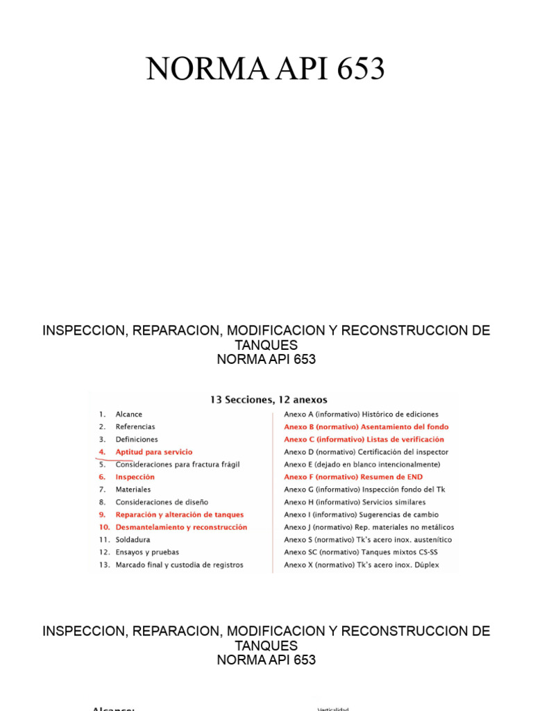 Norma Api 653 | PDF