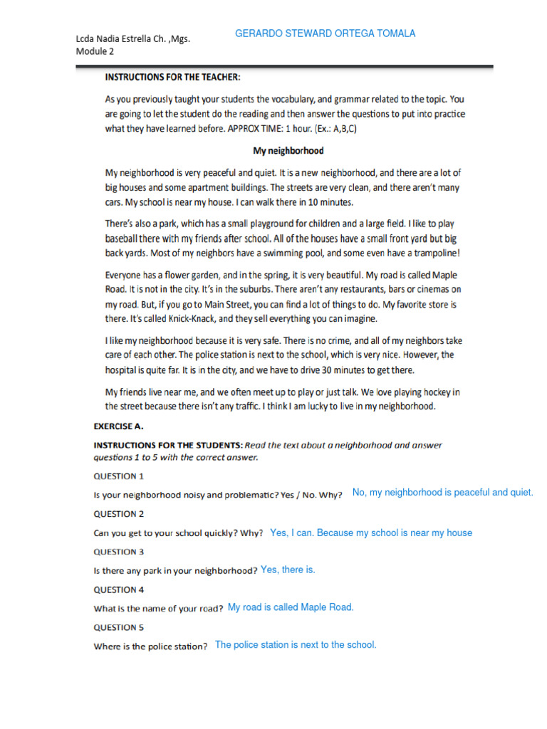 READING COMPREHENSION UNIT 3.pdf HD | PDF