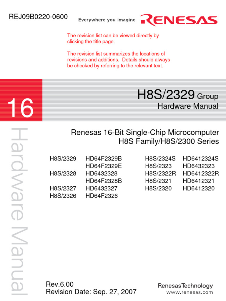 HD6412322RVF25 Datasheetz | PDF | Microcontroller | Dynamic Random Access Memory