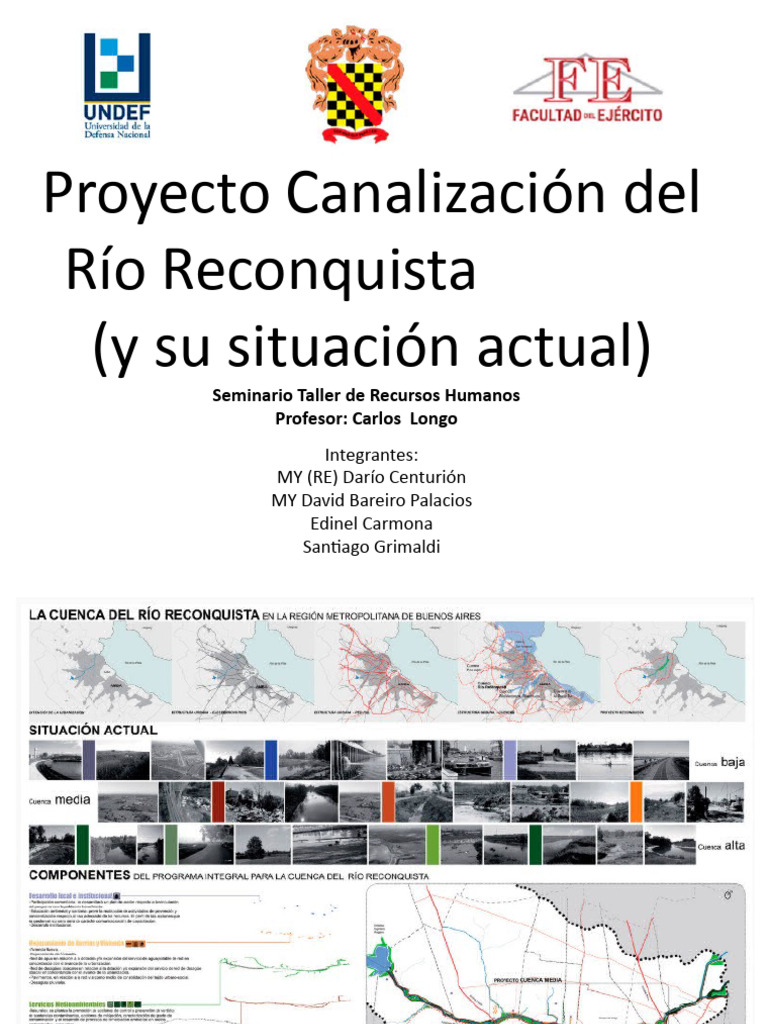 Presentación Proyecto Río Reconquista | PDF | Alcantarillado ...