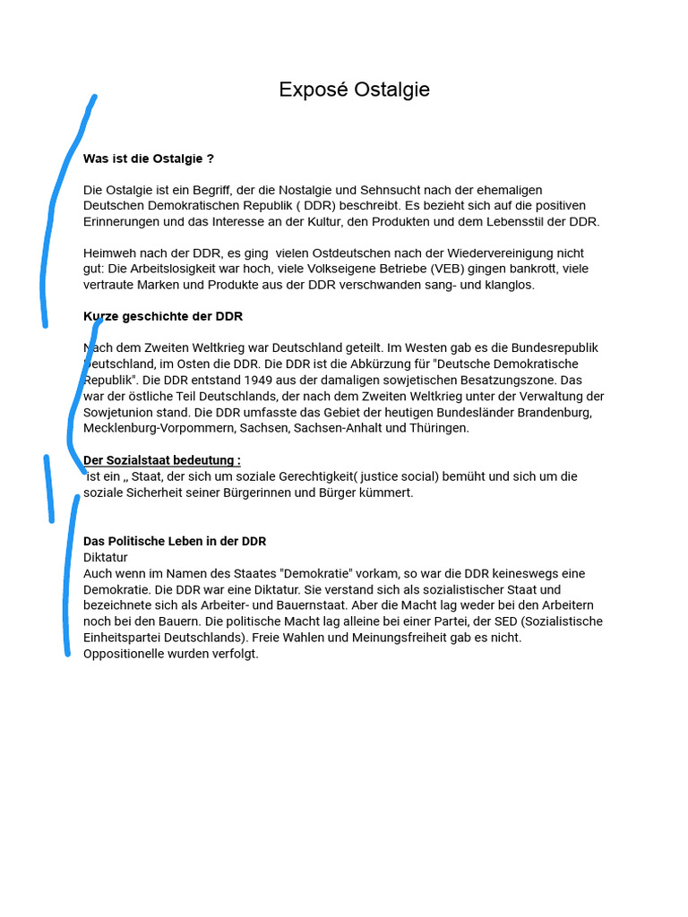 Texte Exposé Ostalgie Final | PDF