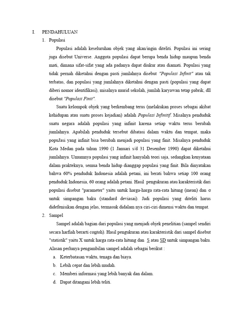 Makalah Teknik Sampling | PDF Makalah Teknik Sampling | PDF