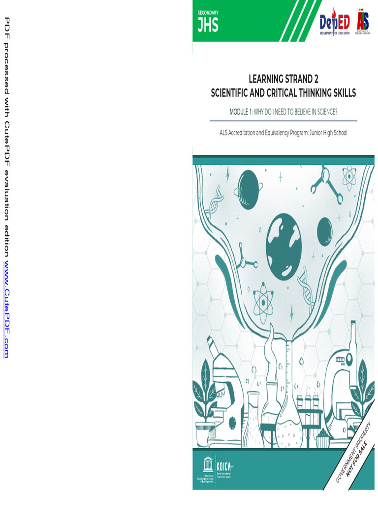 Unesco Als Ls2 Science m01 (v3.2) - Cute | PDF | Luck | Science