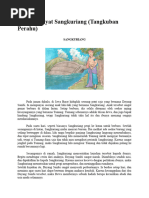 Dongeng Sasakala Bahasa Sunda, Sangkuriang Gunung Tangkuban Perahu! | PDF